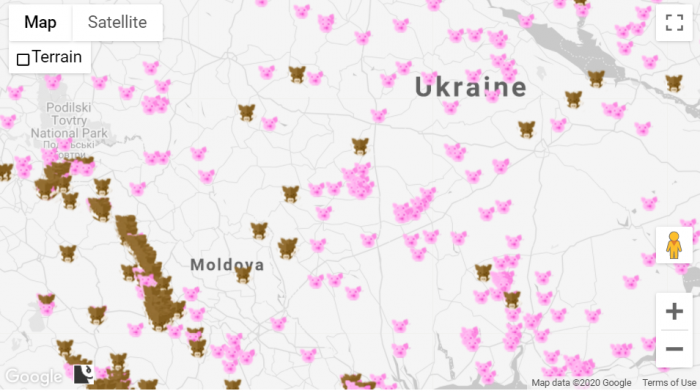ASF OUTBREAKS INTERACTIVE MAP - VACDIVA